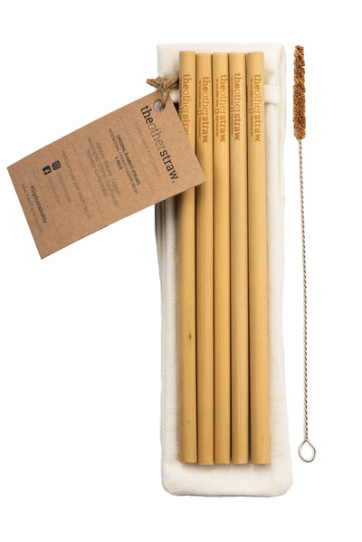 Bamboo Straws | Reusable and Plastic Free Drinking Straws